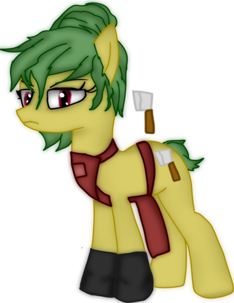 #3391123 - safe, derpibooru import, oc, oc:silver hatchet, earth pony ...