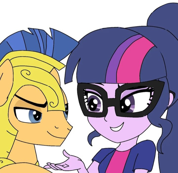 #3396009 - source needed, safe, artist:paracetamolnavo30, derpibooru import, flash sentry, sci ...