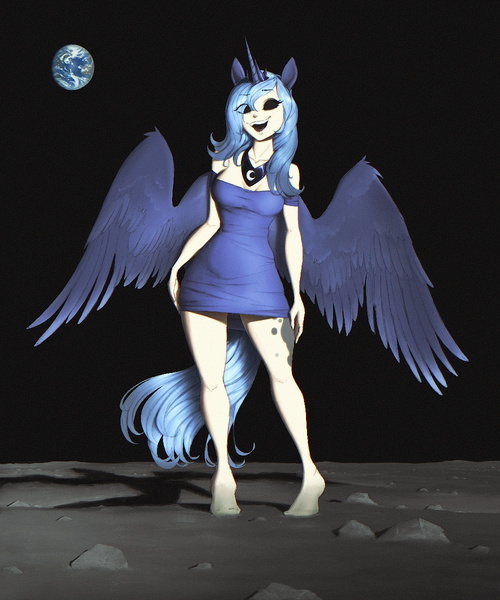 #3413300 - safe, anonymous artist, derpibooru import, princess luna ...