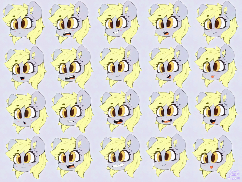 #3420298 - safe, artist:zokkili, derpibooru import, derpy hooves, pony ...