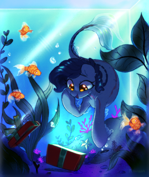 #3404333 - safe, artist:flixanoa, derpibooru import, oc, oc:bluegill brine, unofficial ...