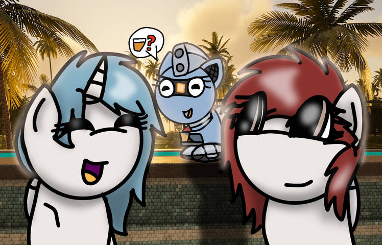 #3169695 - safe, artist:foxfer64_yt, derpibooru import, oc, oc:kira (fl), oc:nara (fl), oc ...