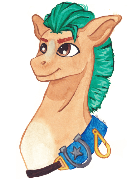 #3170587 - safe, artist:nauroka, derpibooru import, hitch trailblazer ...