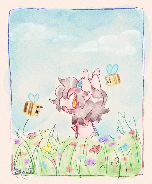 #3188905 - safe, artist:cuiicie, derpibooru import, oc, oc:key mash, unofficial characters only ...