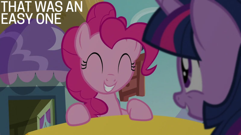 #3203679 - safe, derpibooru import, edit, edited screencap, editor:quoterific, screencap, pinkie ...