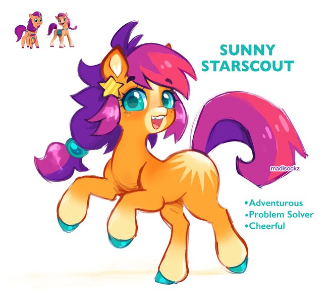 #3209071 - safe, alternate version, artist:madisockz, derpibooru import, sunny starscout, earth ...