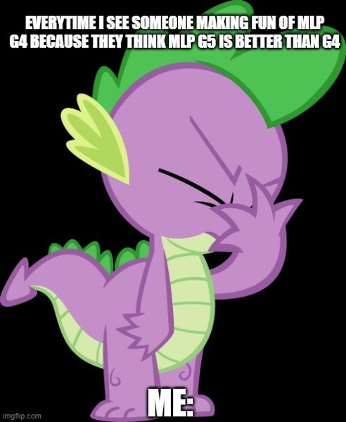 #3209222 - safe, derpibooru import, screencap, spike, dragon, caption, facepalm, image, image ...