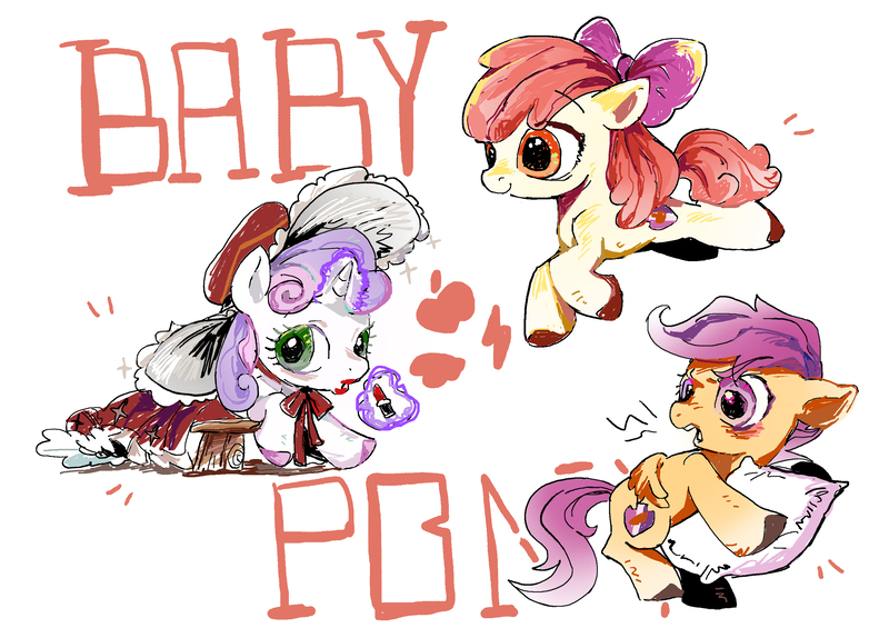 #3231769 - safe, derpibooru import, apple bloom, scootaloo, sweetie belle, cutie mark crusaders ...