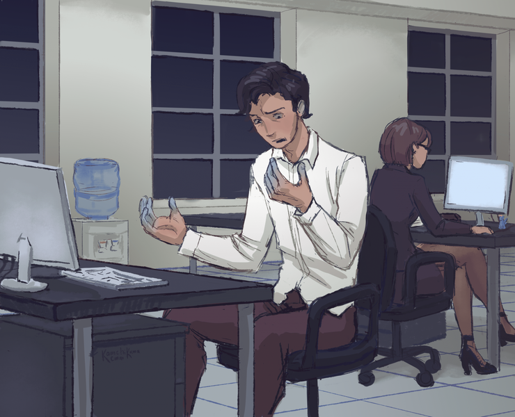 #3234533 - safe, artist:kamchik, derpibooru import, rainbow dash, human ...