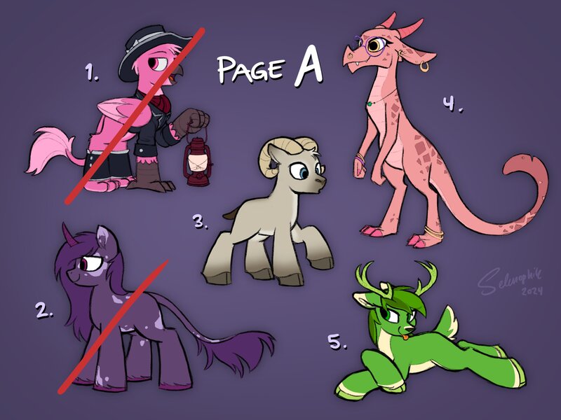 #3237400 - safe, artist:selenophile, derpibooru import, oc, unofficial characters only, dragon ...
