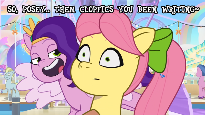 #3239827 - safe, derpibooru import, edit, edited screencap, screencap, pipp petals, posey (g5 ...