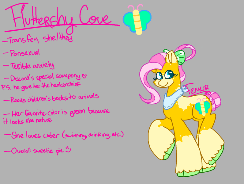 #3248916 - safe, artist:femurthechangeling, derpibooru import, fluttershy, earth pony, pony ...