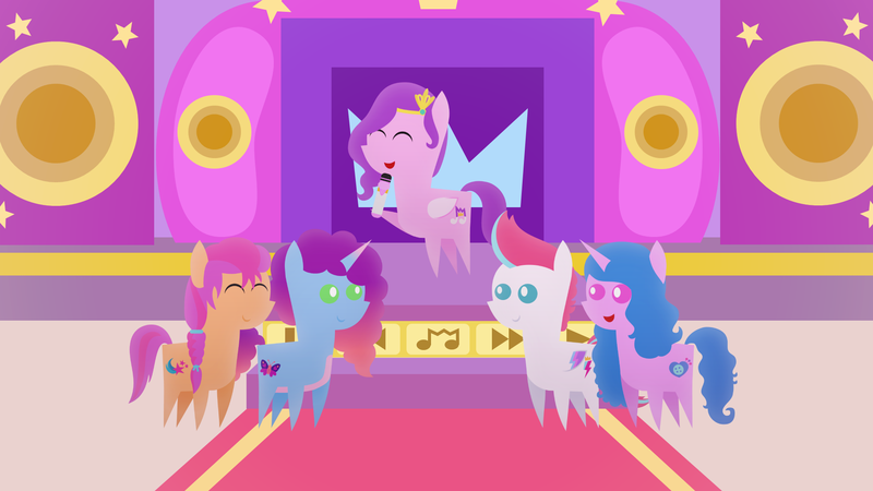 #3252087 - safe, artist:carrotorangelight, derpibooru import, izzy moonbow, pipp petals, sunny ...