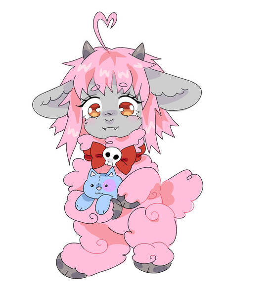 #3254924 - safe, artist:funnyhat12, derpibooru import, oc, unofficial characters only, sheep ...