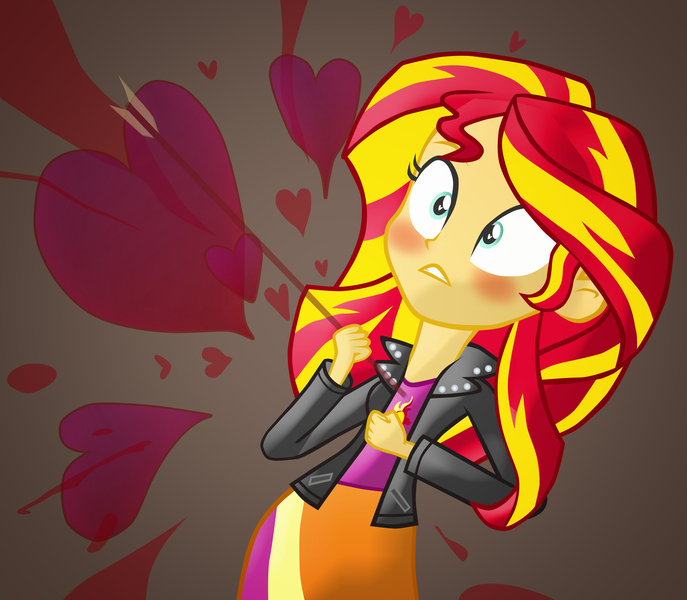 #3283606 - safe, artist:vibrissa, derpibooru import, sunset shimmer ...