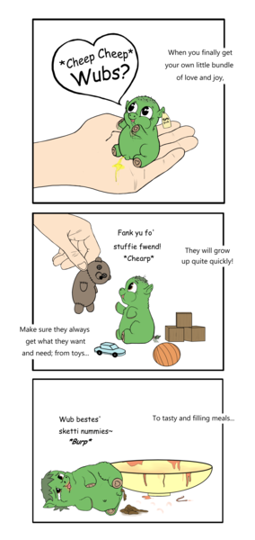 #3263992 - safe, artist:the_agony_presence, fluffy pony, pony, ear tag ...