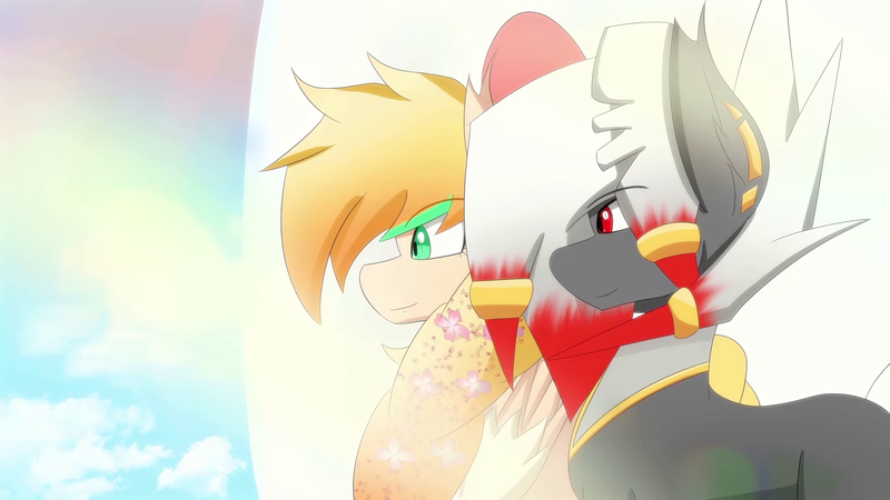 #3265817 - safe, artist:damario, derpibooru import, oc, oc:ashe, oc:kalya sunlight, earth pony ...