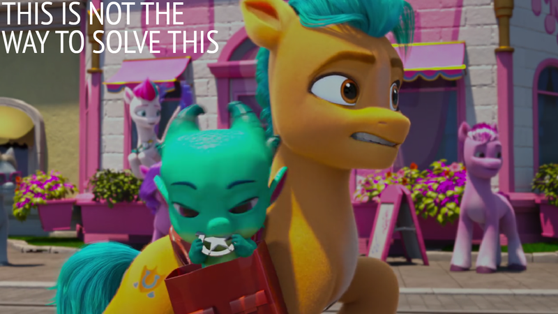 #3267669 - safe, derpibooru import, edit, edited screencap, editor:quoterific, screencap, hitch ...