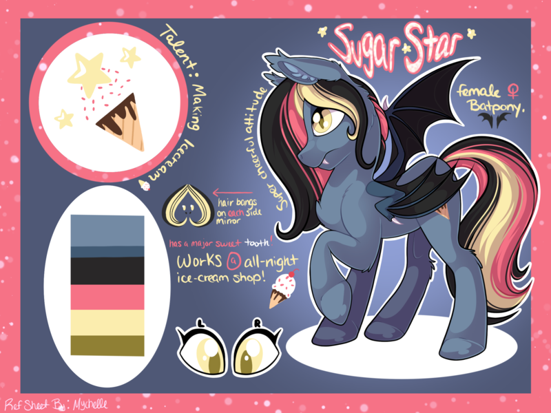 #3305693 - safe, artist:mychelle, derpibooru import, oc, oc:sugar star ...