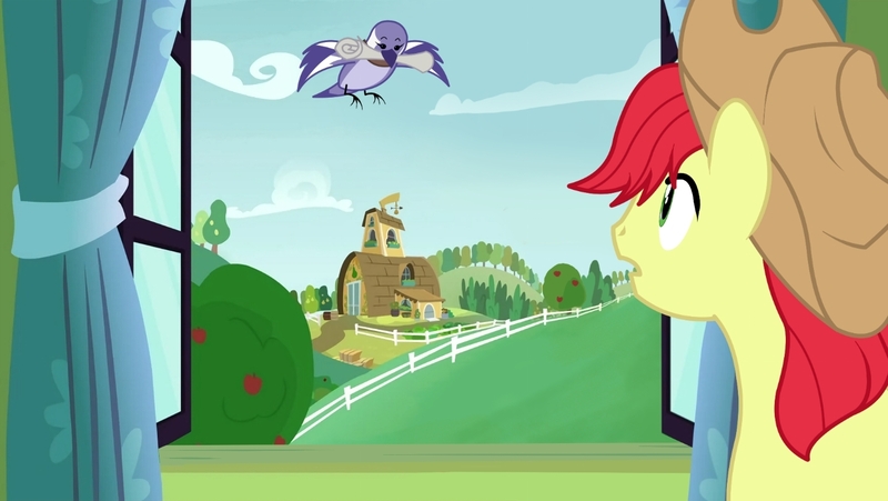 #3318378 - safe, derpibooru import, bright mac, bird, pony, g4, image ...