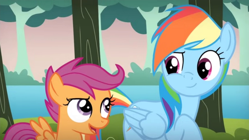 #3287783 - artist needed, safe, anonymous artist, derpibooru import, rainbow dash, scootaloo ...