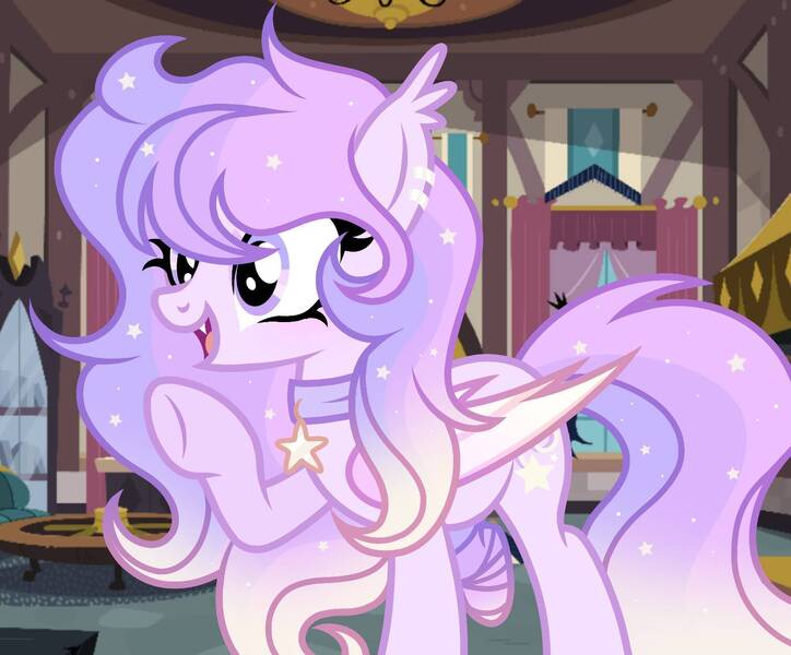 #3289325 - safe, artist:cstrawberrymilk, derpibooru import, oc, oc:astral star, bat pony, pony ...