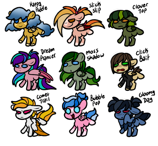 #3331319 - safe, artist:sexygoatgod, derpibooru import, oc, oc:bubble pop, oc:click bait, oc ...