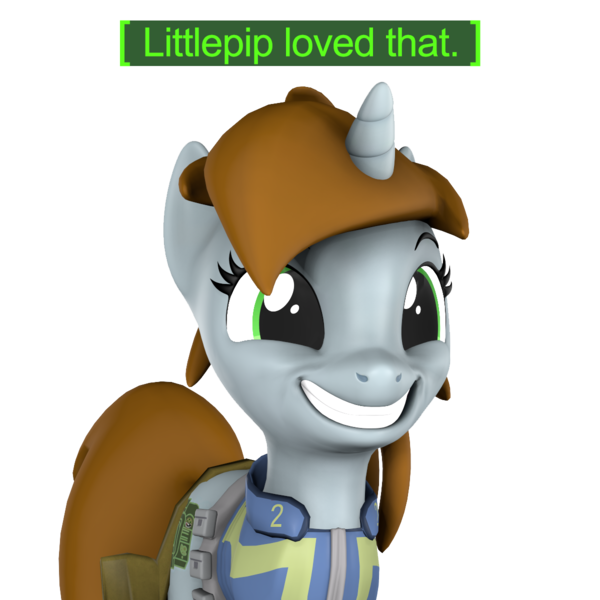 #3347356 - safe, artist:pika-robo, derpibooru import, oc, oc:littlepip, pony, unicorn, fallout ...