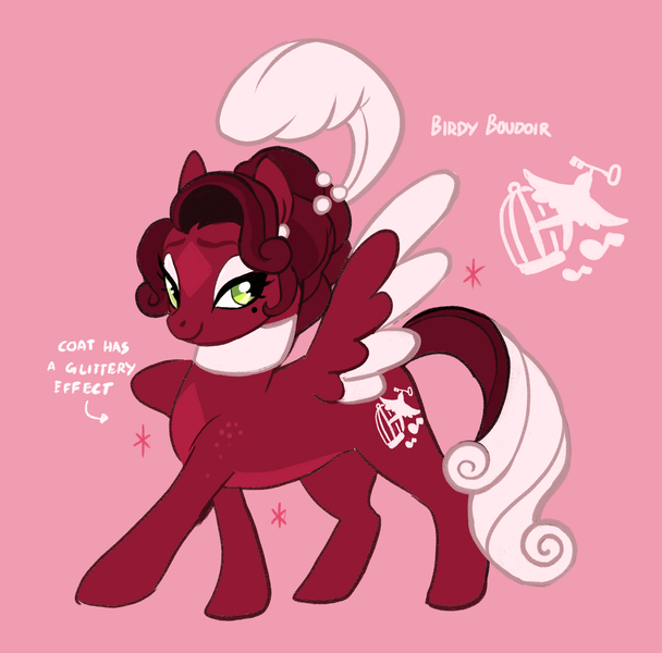 #3328984 - safe, artist:gorjee-art, derpibooru import, oc, oc:birdy boudoir, unofficial ...