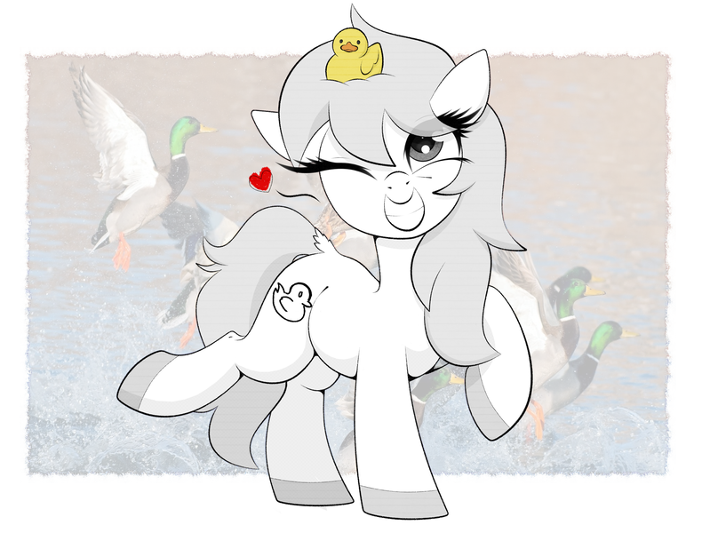 #3427669 - safe, derpibooru import, oc, unofficial characters only, bird, duck, earth pony, pony ...