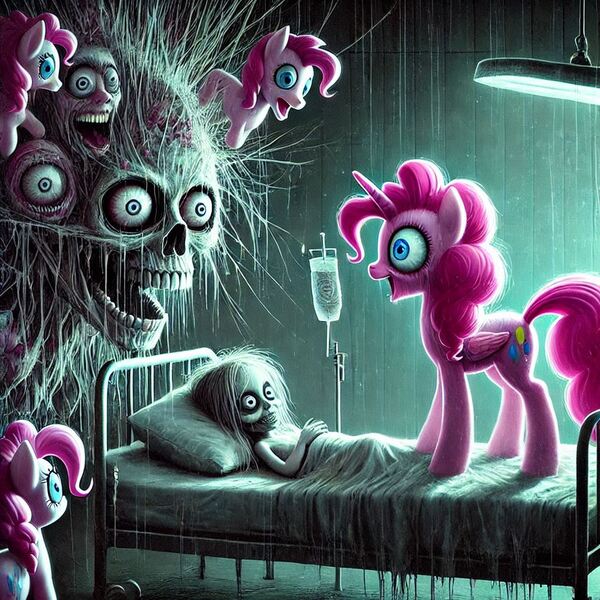 #3430833 - grimdark, ai content, prompter:anksk, pinkie pie, human ...