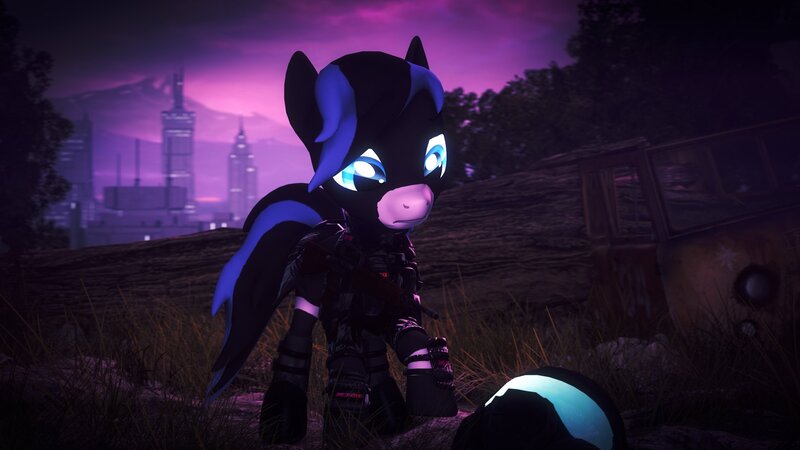 #3430890 - safe, artist:fallenponiesproduction, ponerpics import, oc, oc:angel wolf, unofficial ...