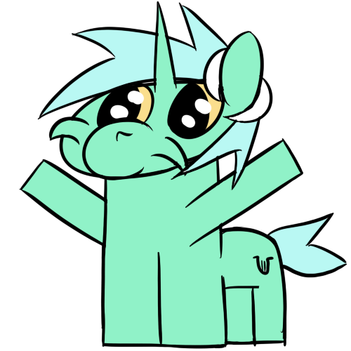 #3441890 - safe, artist:mariculture, ponerpics import, lyra ...