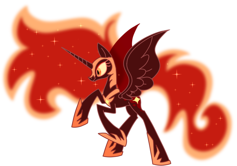 #3618624 - safe, artist:coolcatnin, derpibooru import, nightmare moon ...