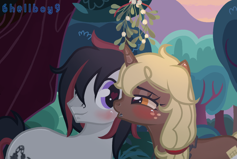 #3454497 - safe, artist:6hellboy9, derpibooru import, oc, oc:diego, oc:kesha, unofficial ...