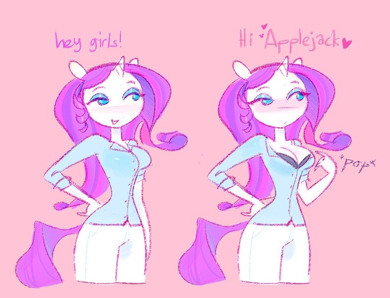 #3456027 - suggestive, artist:shugrcube, derpibooru import, applejack ...