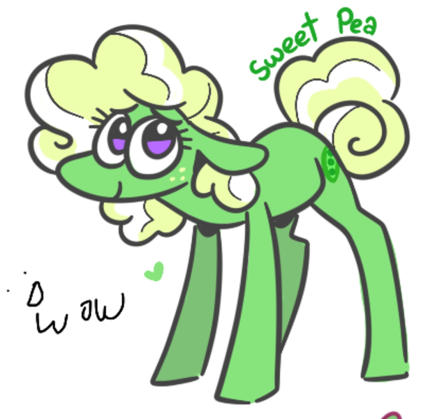 #3459708 - safe, artist:smirk, derpibooru import, oc, oc:sweet pea, unofficial characters only ...