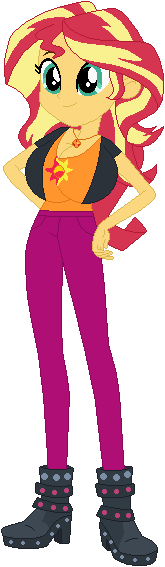 #3459964 - safe, artist:sturk-fontaine, derpibooru import, sunset ...