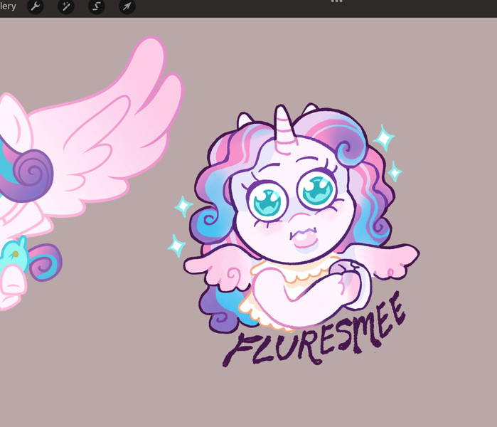 #3464951 - safe, artist:regenko, derpibooru import, princess flurry ...