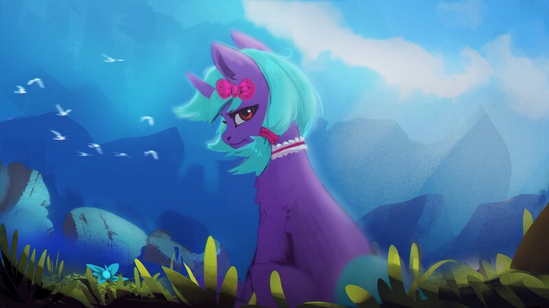 #3465505 - safe, artist:hierozaki, derpibooru import, oc, oc:lilac tart, unofficial characters ...