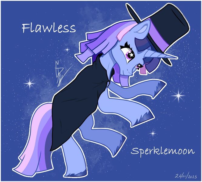 #3446824 - artist needed, safe, artist:staciebrightnes, derpibooru import, oc, oc:flawless ...