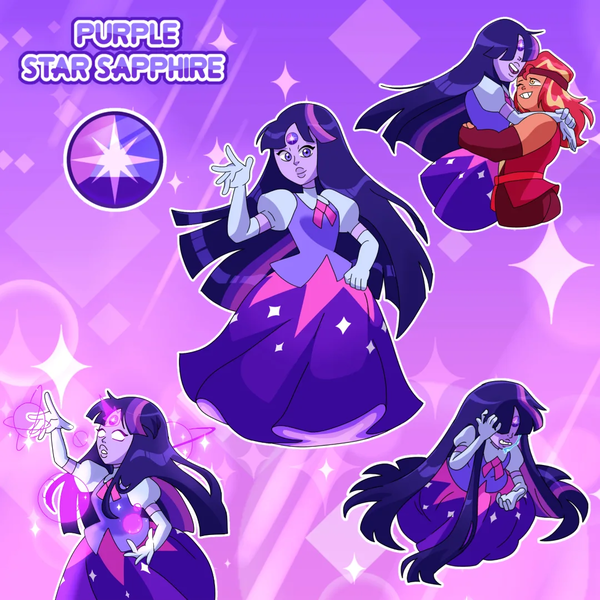 #3450312 - safe, artist:kazin_cartoon, derpibooru import, sunset shimmer, twilight sparkle, g4 ...