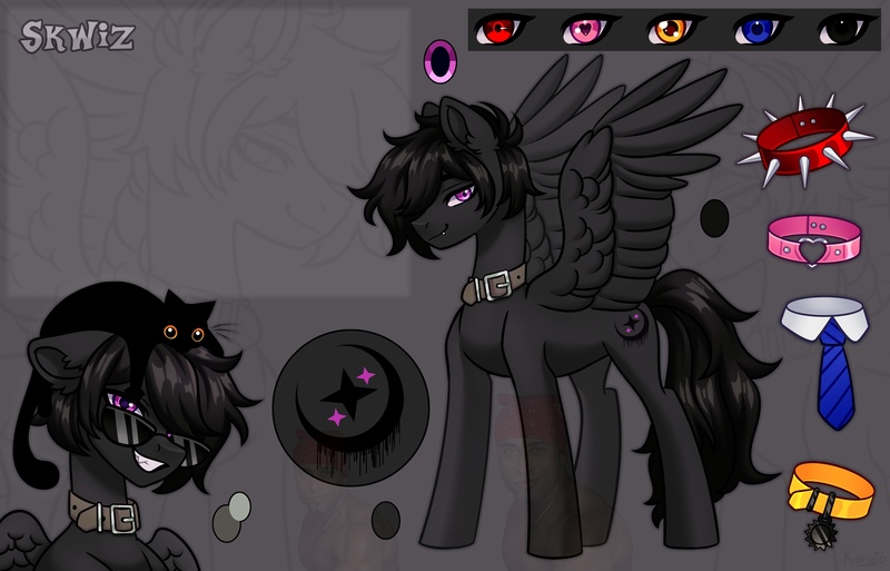 #3474968 - safe, artist:konejo, derpibooru import, oc, unofficial characters only, cat, pegasus ...