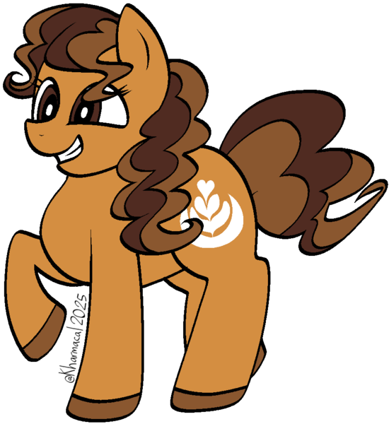 #3467206 - safe, artist:kharmacal, derpibooru import, oc, oc:coffee cream, unofficial characters ...