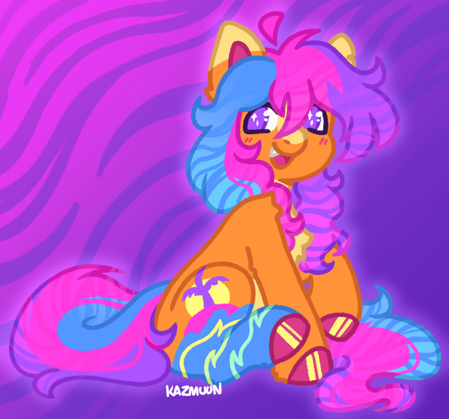 #3481486 - safe, alternate version, artist:kazmuun, derpibooru import, oc, oc:paradise, earth ...