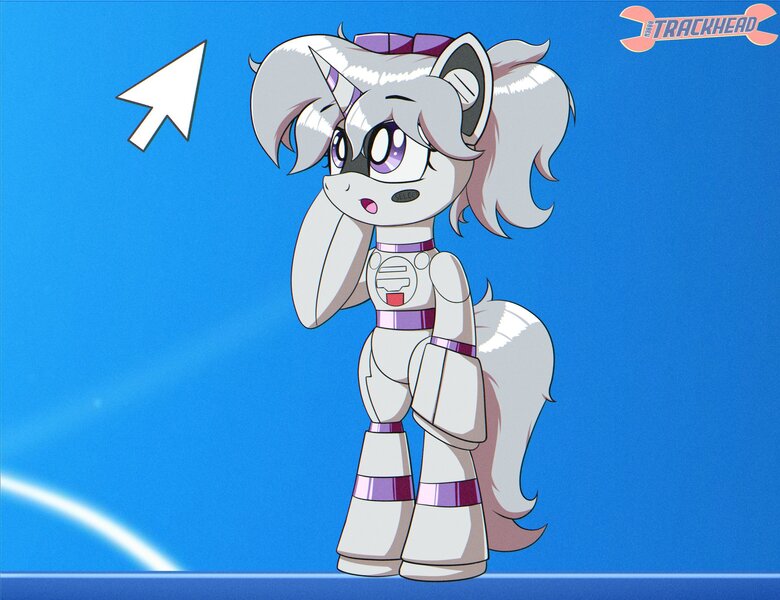 #3486563 - safe, artist:trackheadtherobopony, derpibooru import, oc, oc:sixteen-bits, pony ...