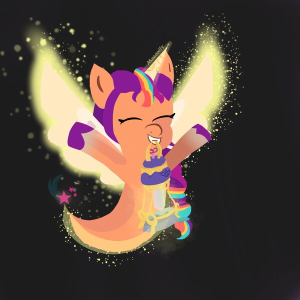 #3467801 - safe, artist:mazanity1, derpibooru import, sunny starscout ...