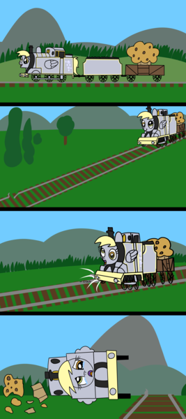 #3487238 - safe, artist:platinumdrop, derpibooru import, derpy hooves ...