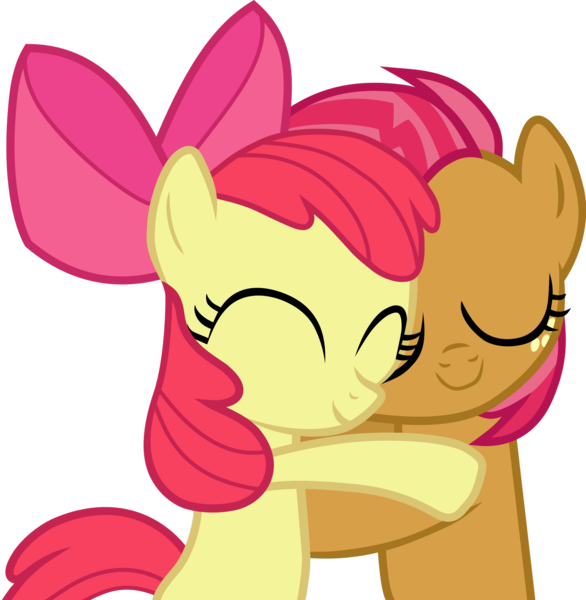 #3487574 - safe, artist:erccre147, derpibooru import, apple bloom, babs seed, earth pony, pony ...