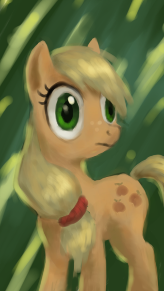 #3496493 - safe, artist:244705jr, derpibooru import, applejack, earth pony, pony, g4, abstract ...